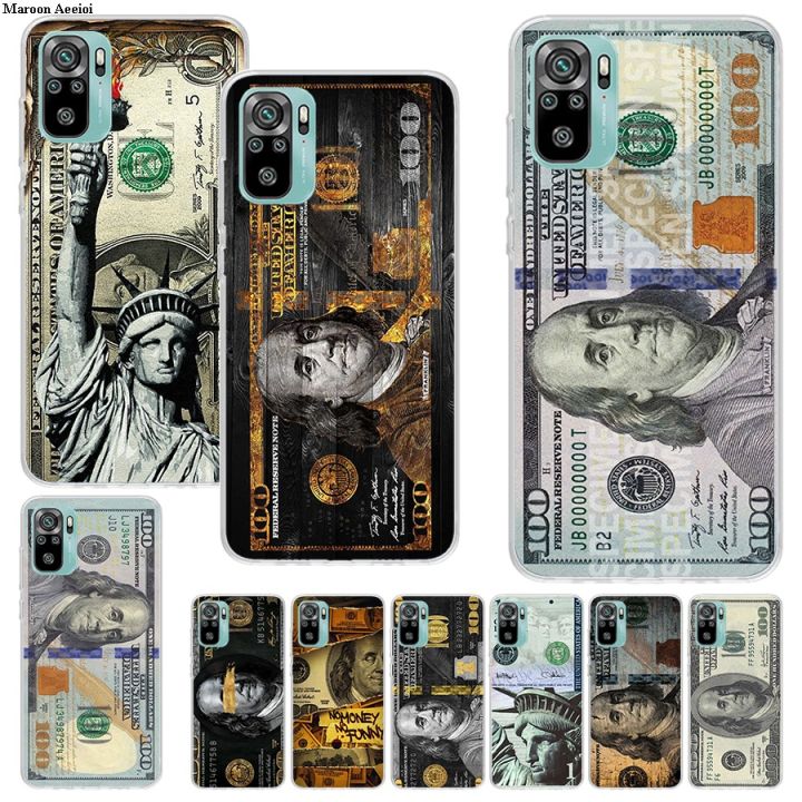 【Maroon Aeeioi】Banknote Dollar Cash Money Print Soft Case for Xiaomi ...