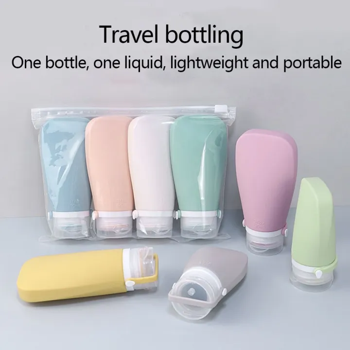 New Portable Split Bottle Silicone 60ml 90ml Storage Bottle Travel ...
