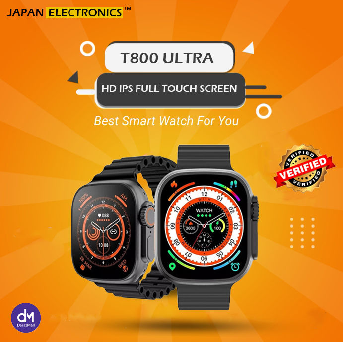 Japan Electronics T-800 Smartwatch Wireless Charging Bluetooth Call ...