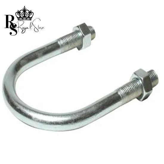 GI U Clamp with Double Hex Nut 1" (2 Pcs) | Daraz.pk