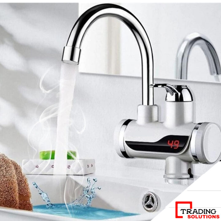 Instant Electric Hot Water Tap with LED Digital Display – 220V Fast ...