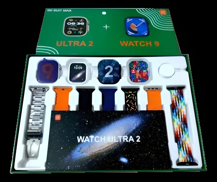 i50 Suit Max 11 in 1 set 2 smart watch Ultra 2 & watch 9 | with 7 ...