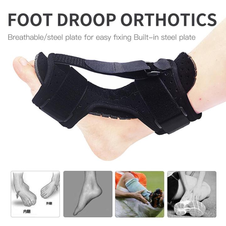 Adjustable Plantar Fasciitis Night Foot Splint Drop Orthotic Brace ...
