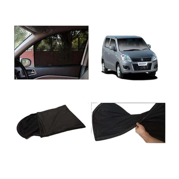 FOLDING SUN SHADES CAR CURTAINS WITHOUT LOGO FOR SUZUKI WAGONR | Daraz.pk