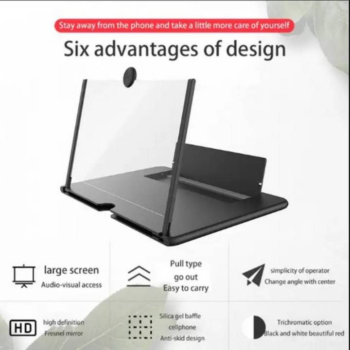 10 Inch Fashion 3D Phone Screen Amplifier Mobile Portable Universal ...