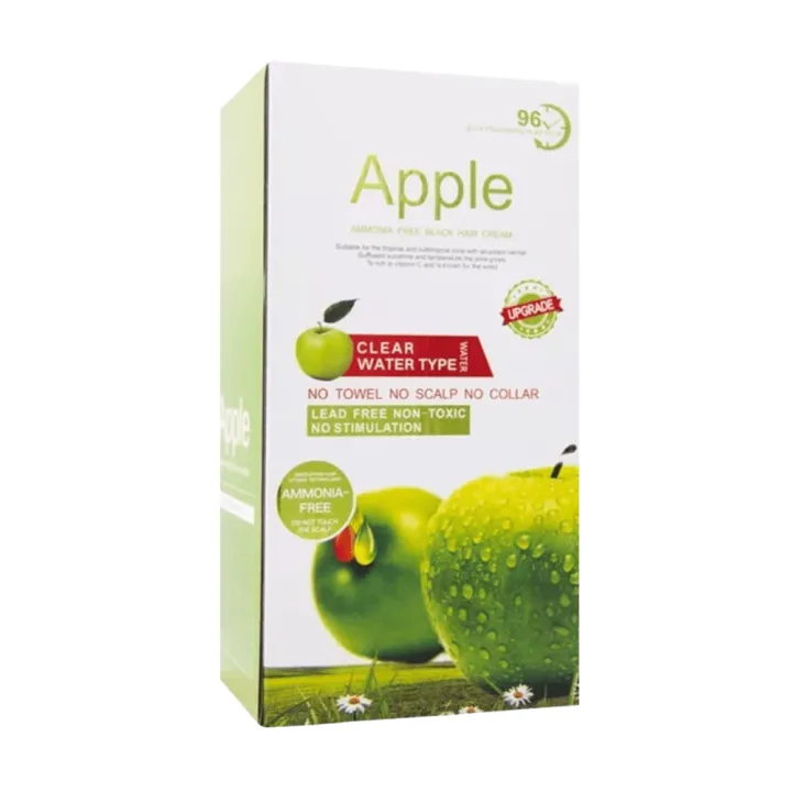 Apple Hair Colour 96 Dark Black Amonia Free | Daraz.pk