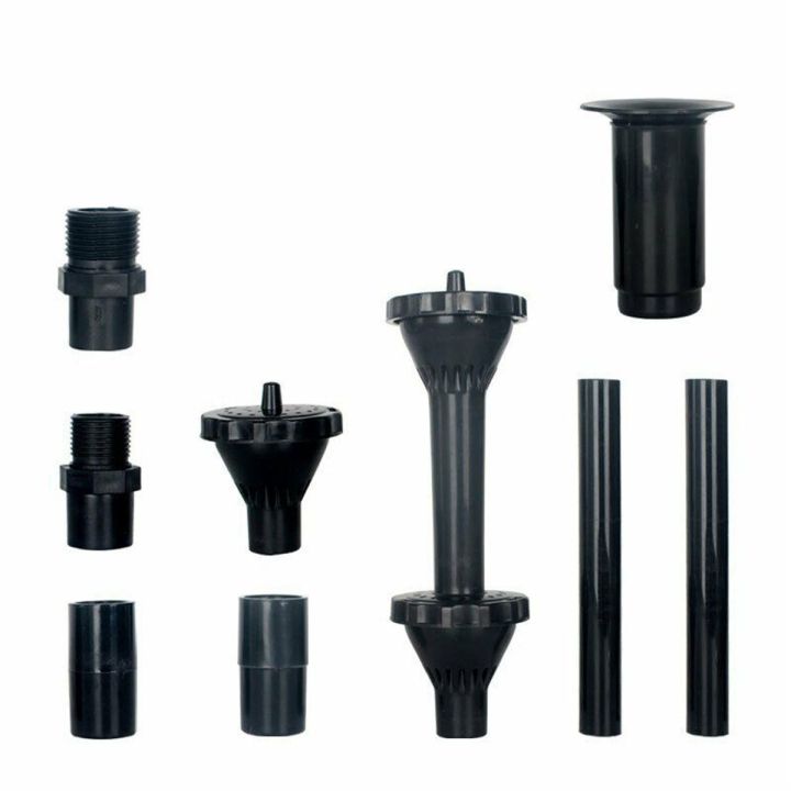 High Quality Garden Plastic Water Spray Heads Fountain Pump Nozzle Set ...