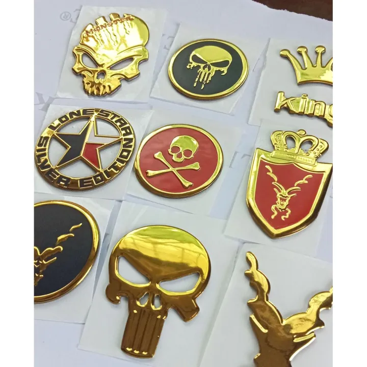 pack of 9pcs stylish silicon coated logos for all cars and bikes, cars ...