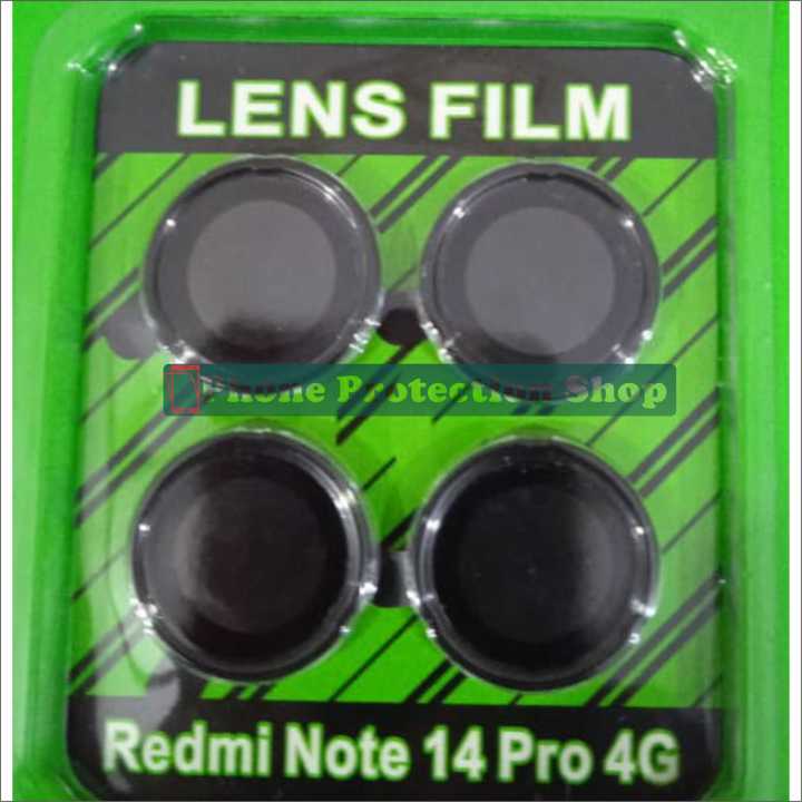 REDMI NOTE 14 PRO CAMERA RING LENS TEMPERD GLASS PROTECTOR TOP QUALITY ...
