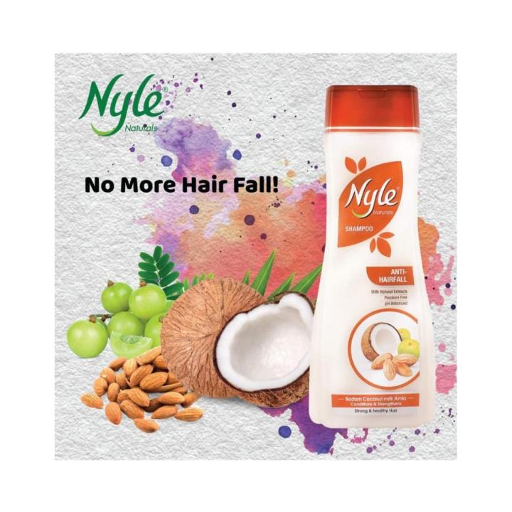 Nyle Naturals SHAMPOO ANTI HAIRFALL 400ML | Daraz.pk