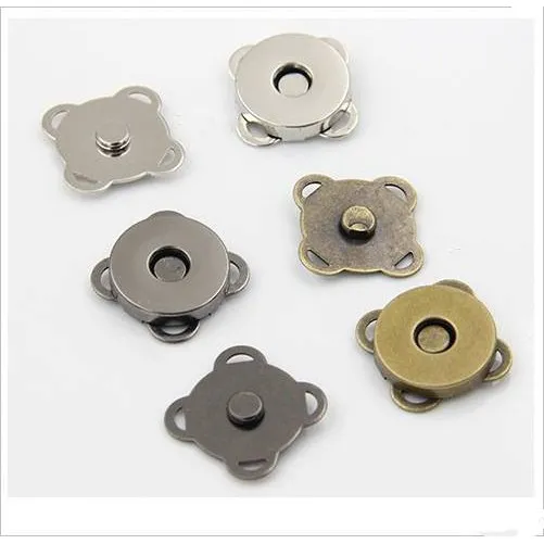 10x/5Pairs Magnetic Clasp Purse Snaps Closures Sewing Button Bag 14 ...