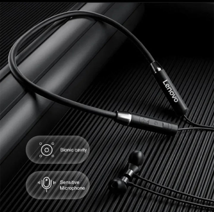 Lenovo HE05 Pro Original Bluetooth Neckband Earphones - Clear Sound ...
