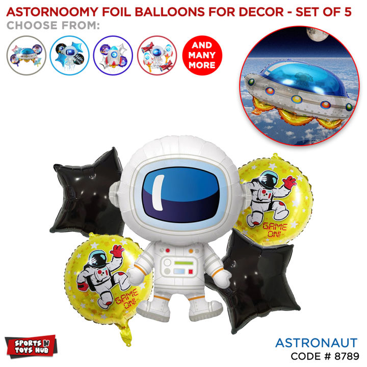 Space Ship Foil Balloon Collection, Ufo Outer Spaceship Balloons, Party ...