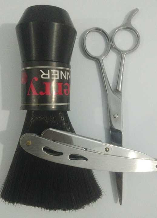 Personal Barber Grooming Kit Stainless Steel Barber Scissors Hair ...