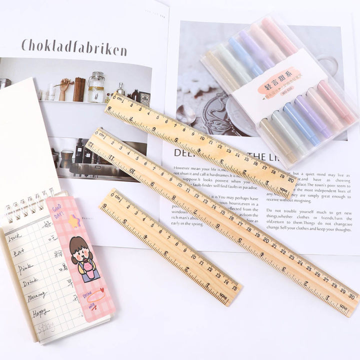 Desk Accessories Measuring Tool Stationery Student 15/20/30cm Teacher ...