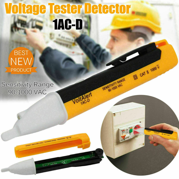 LED TESTER LIGHT AC ELECTRIC VOLTAGE VOLT ALERT PEN DETECTOR SENSOR 90 ...