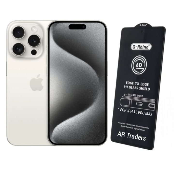 Apple Iphone 15 pro max Curve OG Gorilla HD+ Glass Full Edge to Edge ...