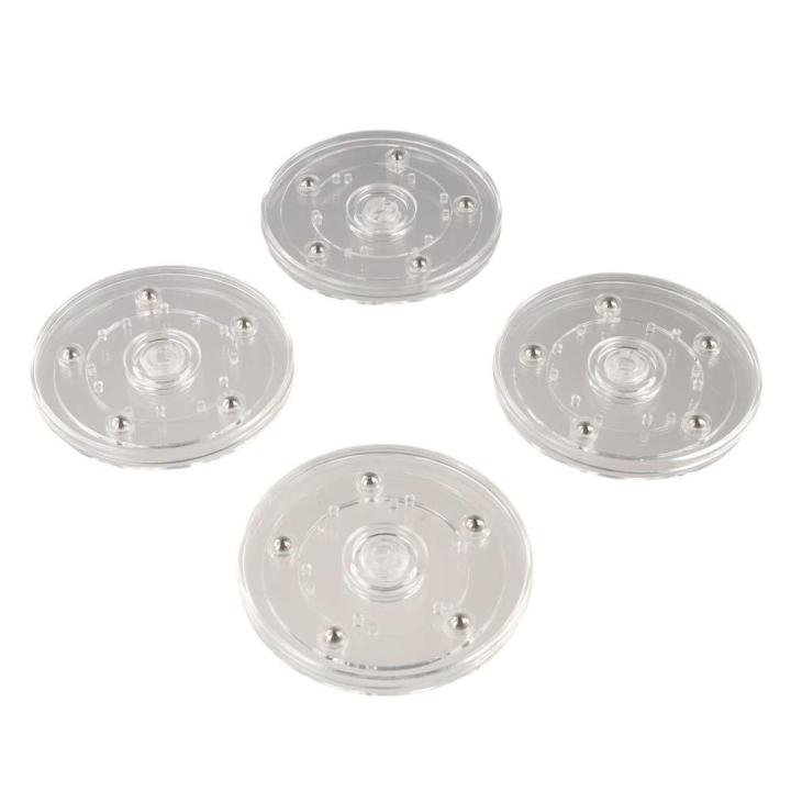 Swivel Plates 360-Degree Acrylic Turntable Transparent Round Rotating ...