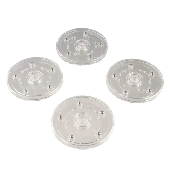 Swivel Plates 360-Degree Acrylic Turntable Transparent Round Rotating ...