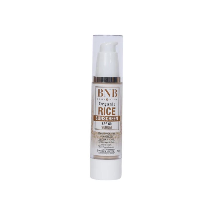 BNB Rice Sunscreen SPF60 50ml | Daraz.pk