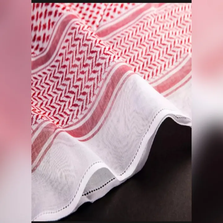 Printed Arabic Red Rumal High Quality | Daraz.pk