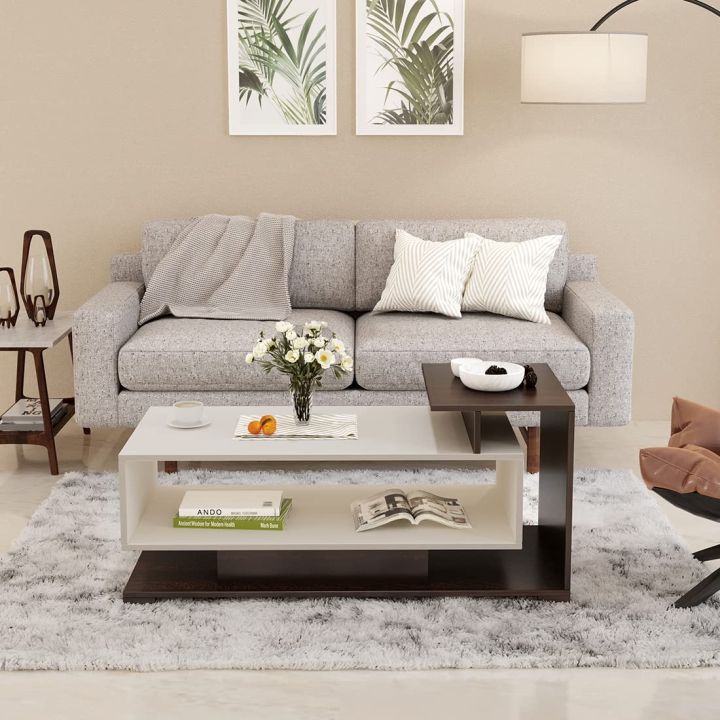 Modern Coffee Table, Stylish Center Sofa Tea Table, Living Room Center ...