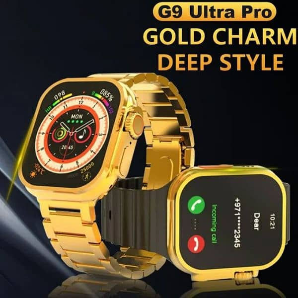 Superior Quality G9 Ultra Pro Smart Watch (Golden Edition) - 49MM Ultra ...
