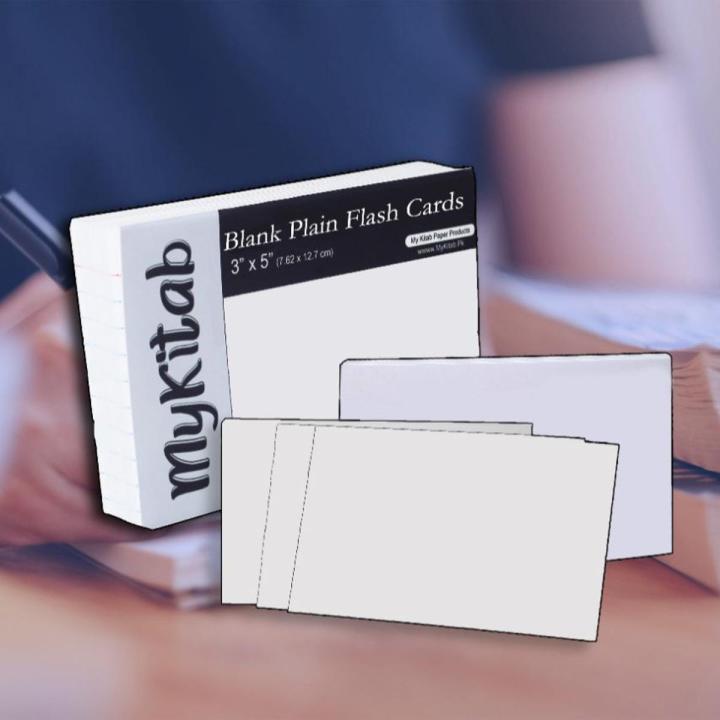 MyKitab - FlashCard - 50x MemoCard - 3" x 5" inches | Daraz.pk
