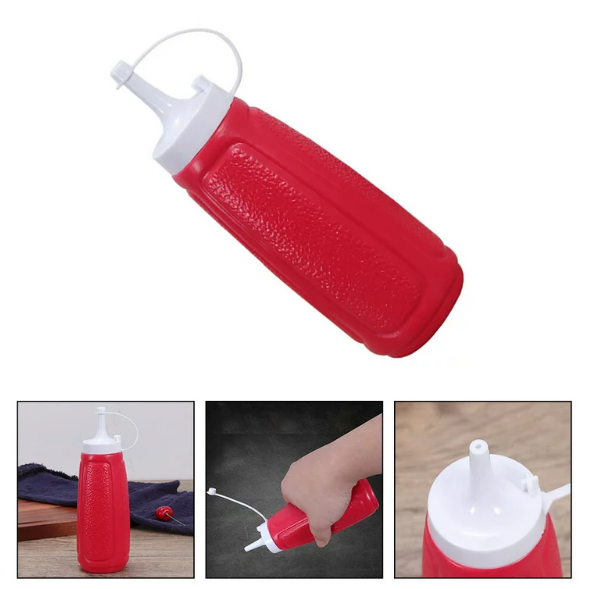 1pc -Ketchup Bottle Oil Bottle Paste Squeezer Bottle Plastic | Daraz.pk