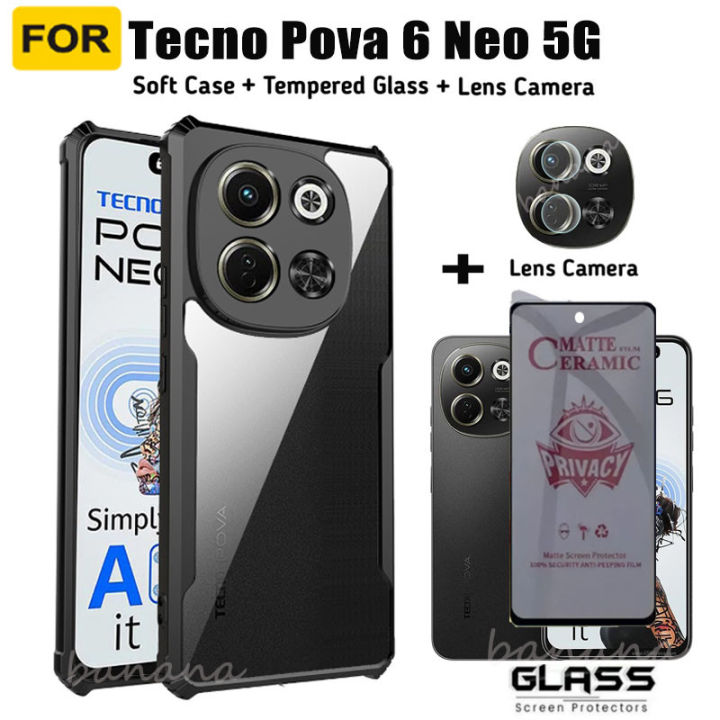 For Tecno Pova 6 Neo 5G Phone Case Tecno Pova 6 Pro Spark Go 1s Spark ...