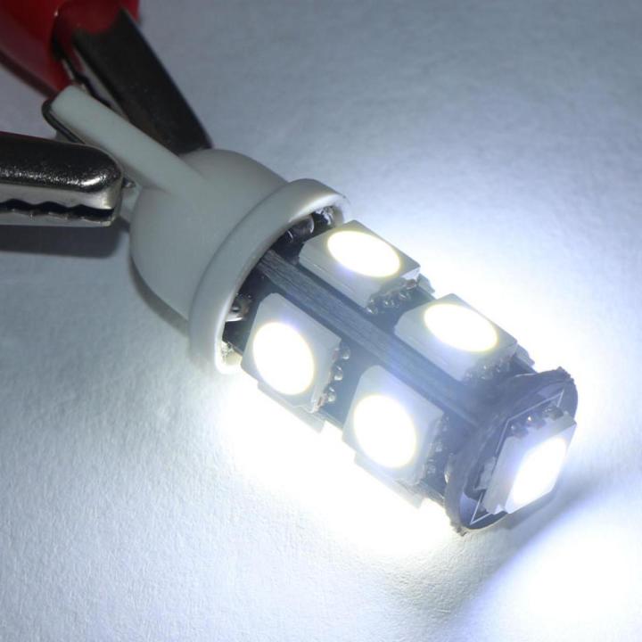 Pair of 9 SMD 2PC LED Parking Bulb White 12v Indicator Brake Lamp for ...