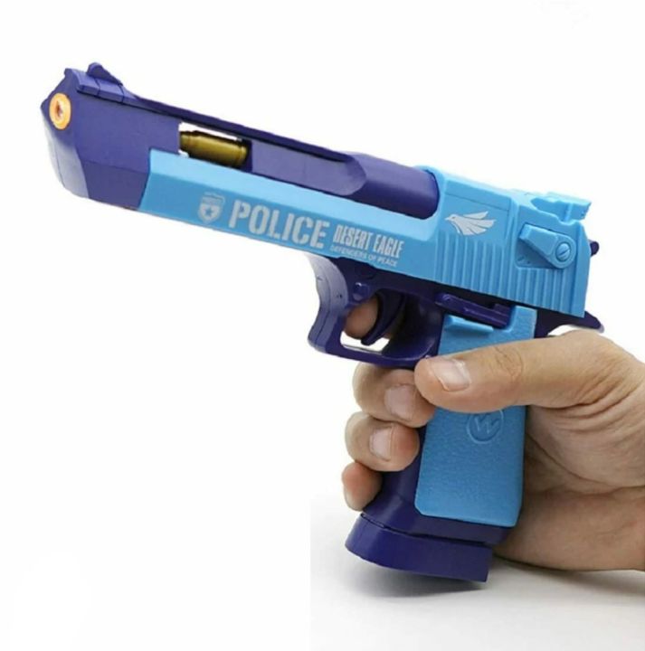 Desert Eagle Moving ToyGun Light Sound Telescopic Barrel Battery ...