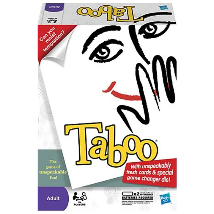 Taboo Board Game White Adult Games , Board , Card Game , Indoor | Daraz.pk