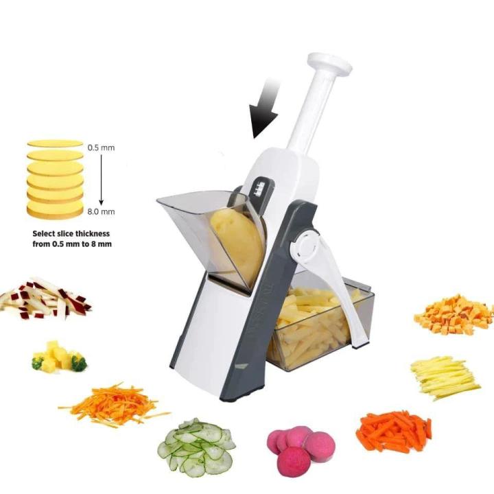 Mandoline Spring Slicer Vegetable and Fruits Cutter Meal Prep & More ...
