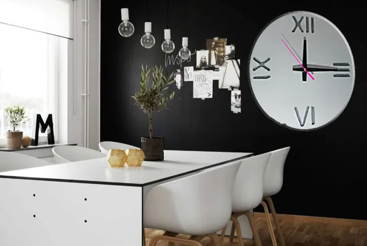 Wooden Round Wall Clock New Design With Caligraphy on (CNC) Machine for ...