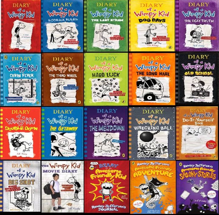 Diary Of A _Wimpy Kid By Jeff Kinney and Awesome Friendly Series By ...