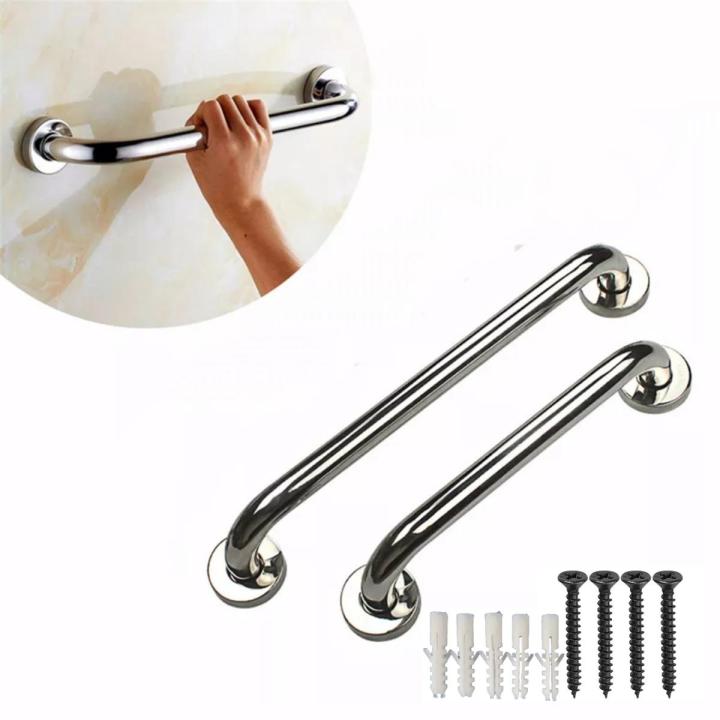 Bathroom grab bar handrail 8inch 12inch 10inch stainless steel | Daraz.pk