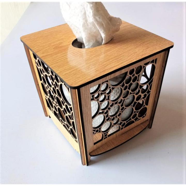 Tissue Box For Home & Office, Laser Cut, Tissue Roll | Daraz.pk