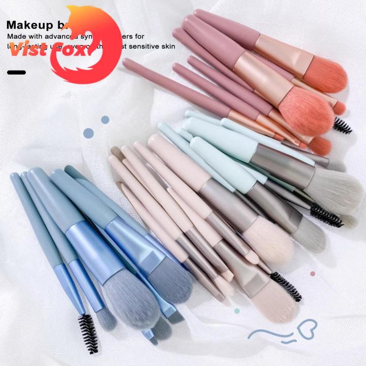 Blending Brush Set 8pcs Makeup Brush Set for Makeup Application Soft ...