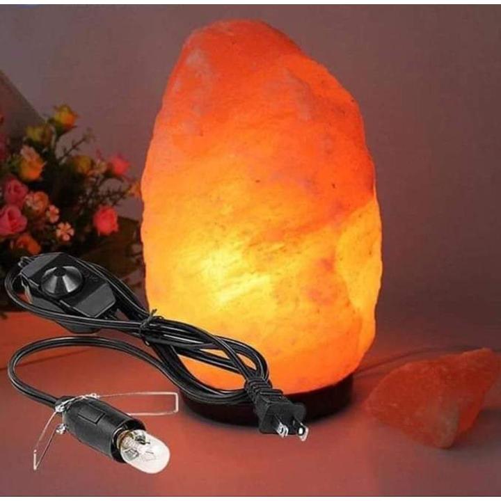 Himalayan ball and Natural Shape Pink Salt Lamp 2 to 4kg USB | Daraz.pk