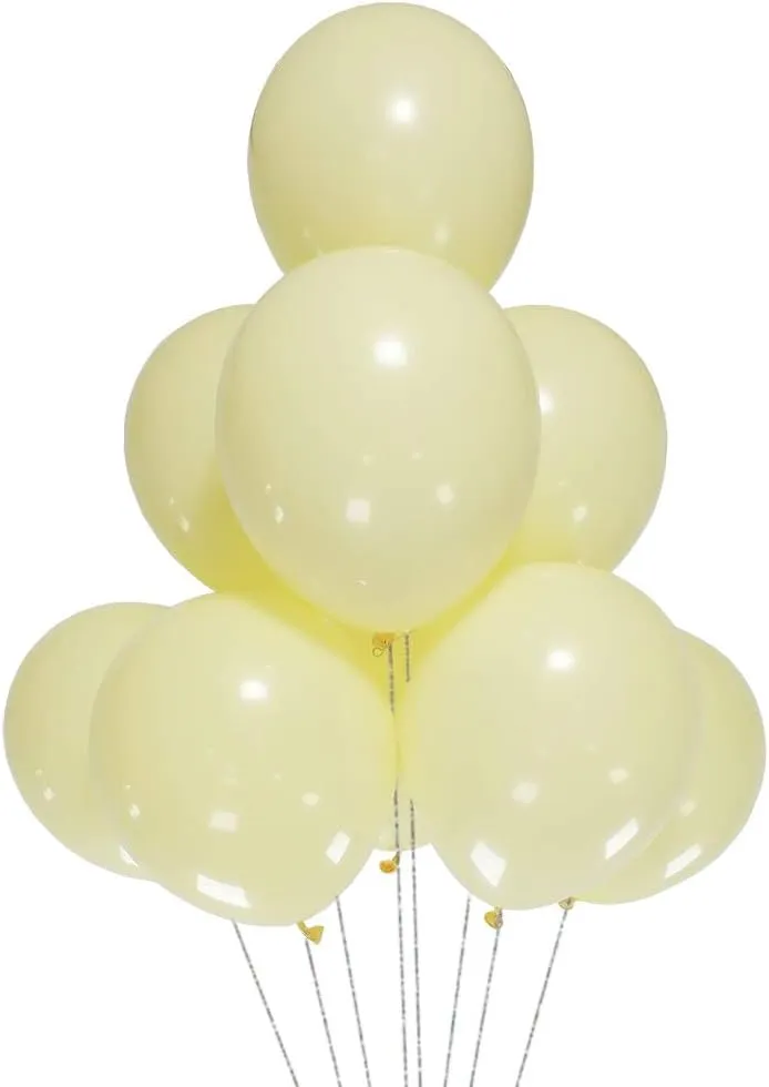 25 pcs 10 inch Cream Pastel balloons Macaron Balloon for use Birthday ...