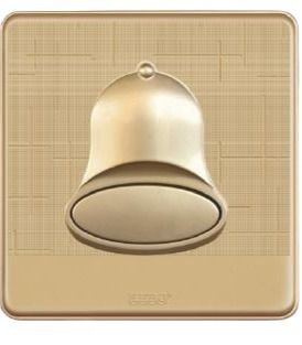 Bell Push Button, Tv socket and phone socket Plate in Gold color for ...