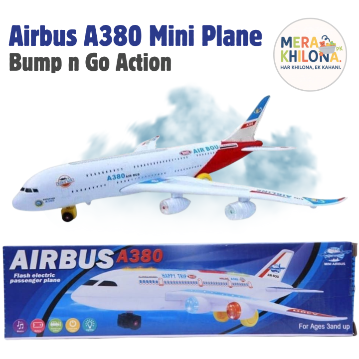 Airbus A380 Mini Plane – Bump n Go Action | Daraz.pk