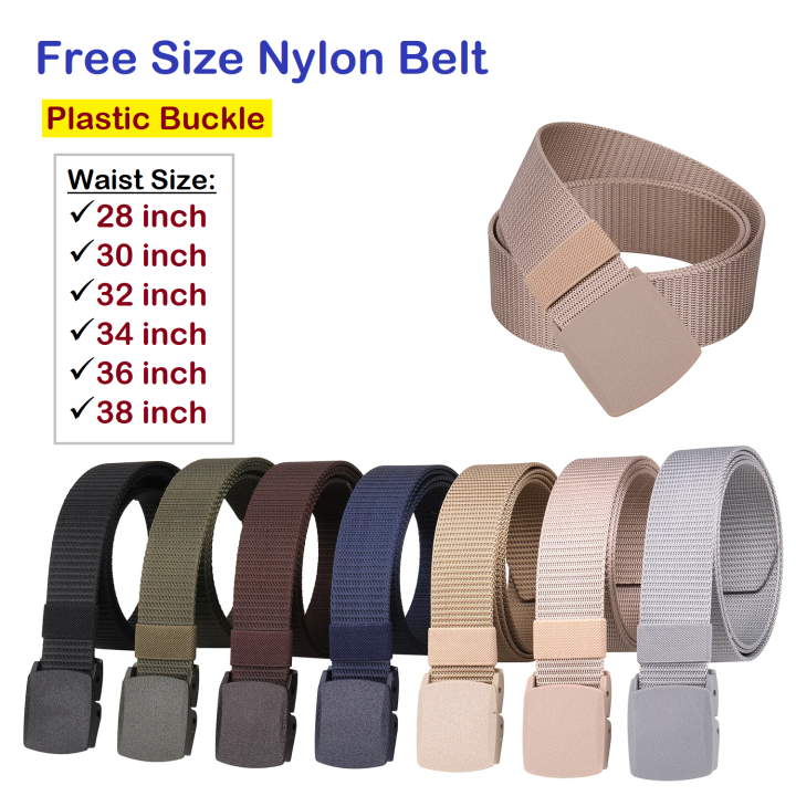 Nylon Web Adjustable Belt with Plastic Buckle | Daraz.pk