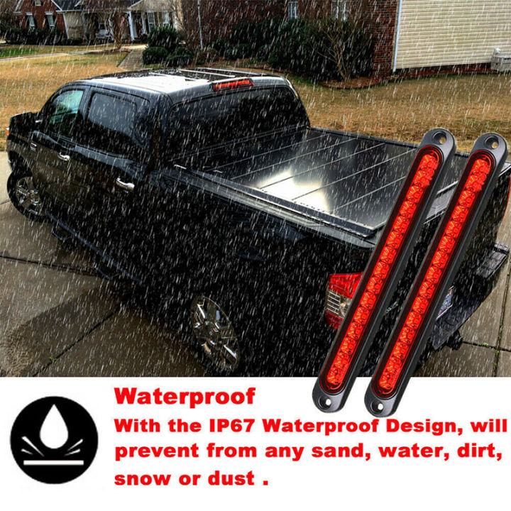 15 LED Sealed Trailer Truck&Lorry Stop Tail Rear Stop Reverse Turn ...