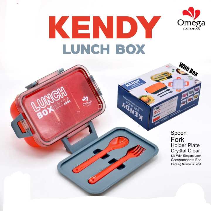 Lunch Box with Partition and Spoon – Leakproof, Compact, and Convenient ...