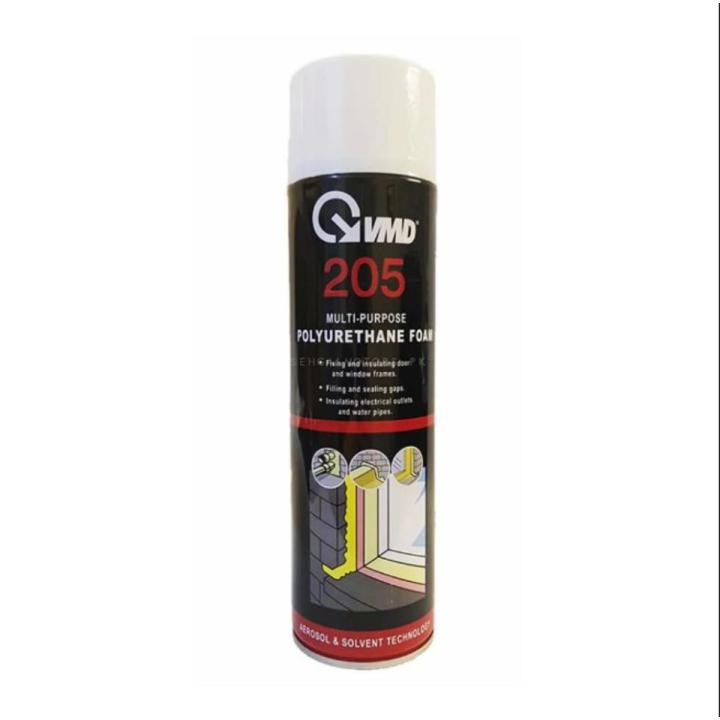 VMD 205 Multi-purpose Polyurethane Foam Spray, PU Foam Crack filler construction foam 500ml ...