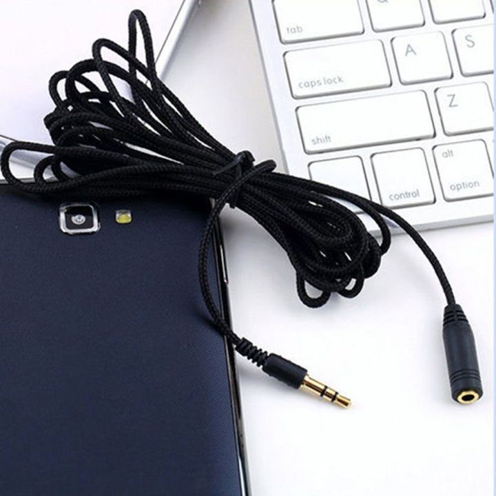 Jack Extender Wire Audio 4.9ft Cord F/M Male Headphone Extension Cable ...