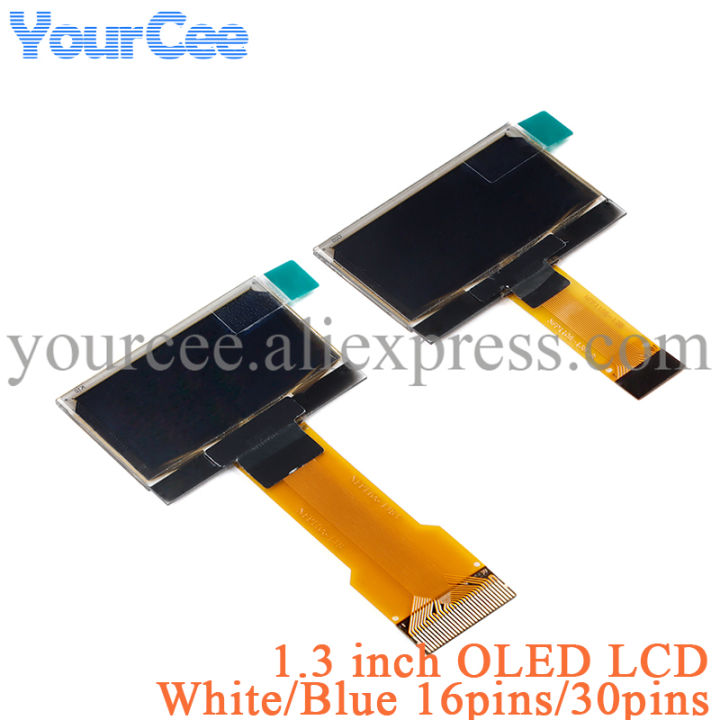 1.3 1.3 inch White Blue OLED LCD Screen Display SH1106 SPI IIC I2C128*64 128x64 30pin 16pin ...