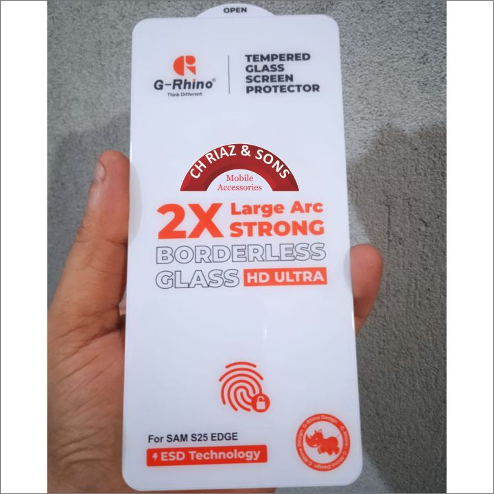 Samsung S25 Edge Borderless Gorilla OG Hd+ Tempered Glass Screen ...